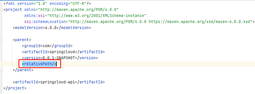 解决‘parent.relativePath‘ of POM xxx points at instead of please verify your project structure-CSDN博客