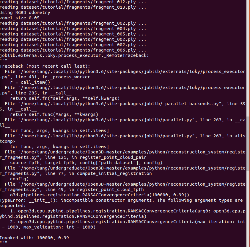 open3d重建工作+复现Choi2015_refine registration-CSDN博客