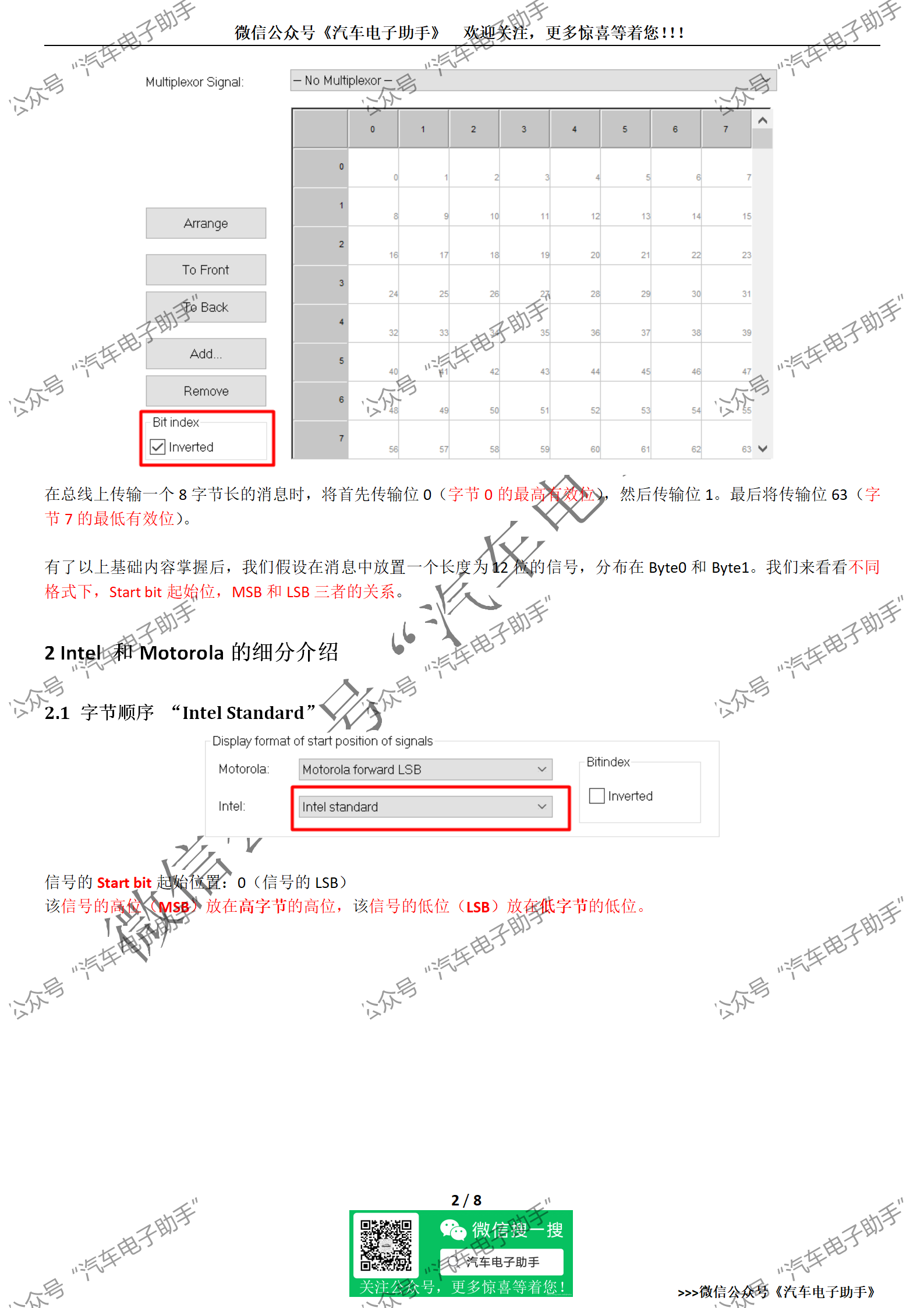 【DBC专题】-6-Signal信号字节顺序Motorola_LSB/MSB/Sequential/Backward，Intel ...