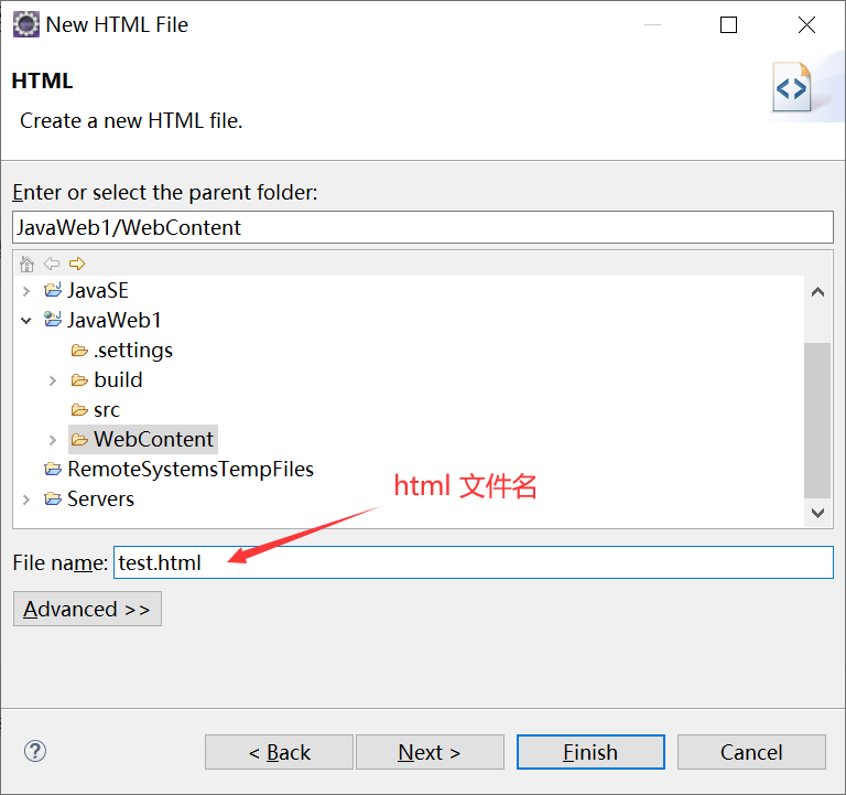 Eclipse中创建网页相关文件_eclipse 添加webcontent-CSDN博客