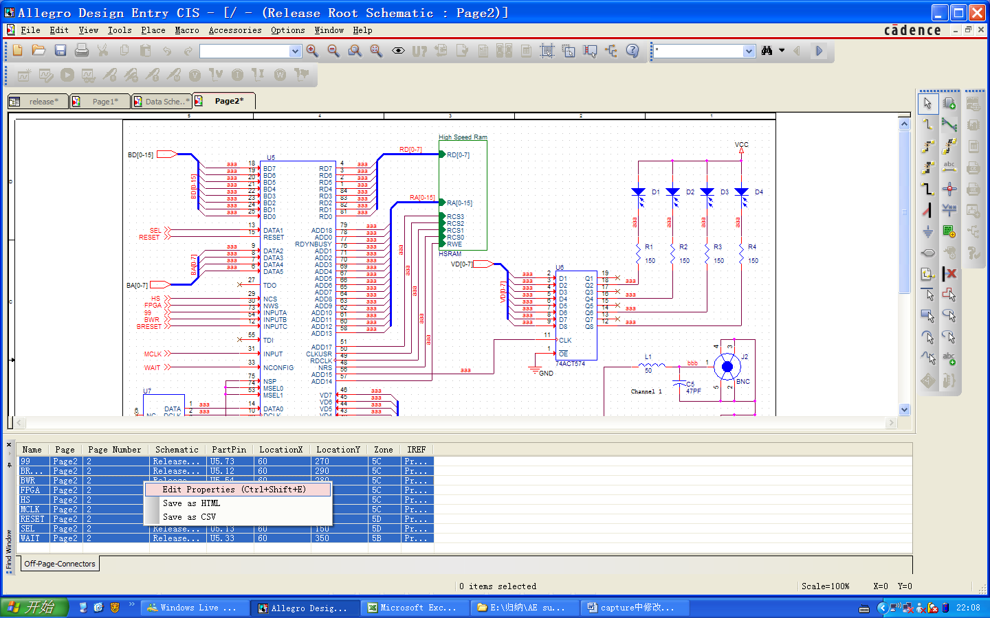 OrCAD Capture原理图中批量修改网络名_capture批量修改网络名-CSDN博客