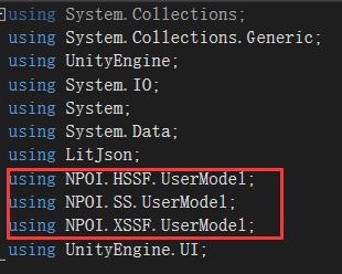 Unity读写Excel表格（使用NPOI.dll）_unity npoi.dll-CSDN博客