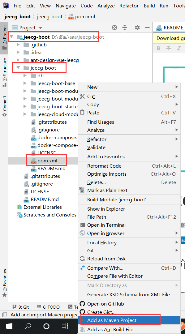 使用idea搭建jeecg-boot项目_idea jeecgboot-CSDN博客