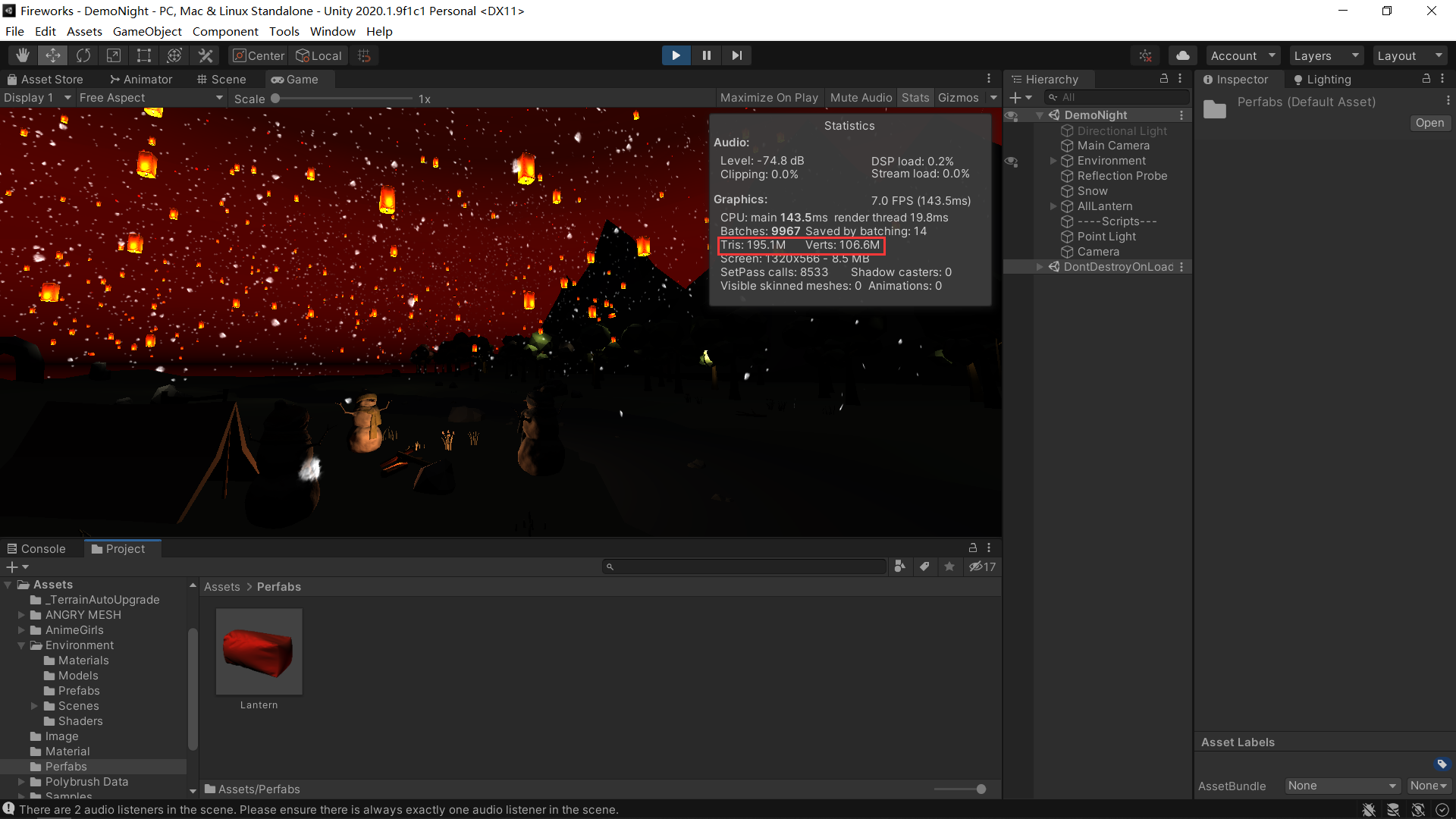 Unity 性能优化：降同屏Tris、动态合批降DC、遮罩剔除、渲染路径_unity tris-CSDN博客