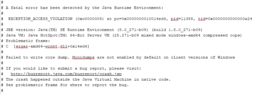 Failed to write core dump. Minidumps are not enabled by default on client versions of Windows-CSDN博客