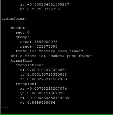 *T265定点中的/tf消息是谁发布的，为什么是/tf（后来发现激光雷达的cartographer也是发布/tf）,位姿和坐标系变换都是用位置 ...