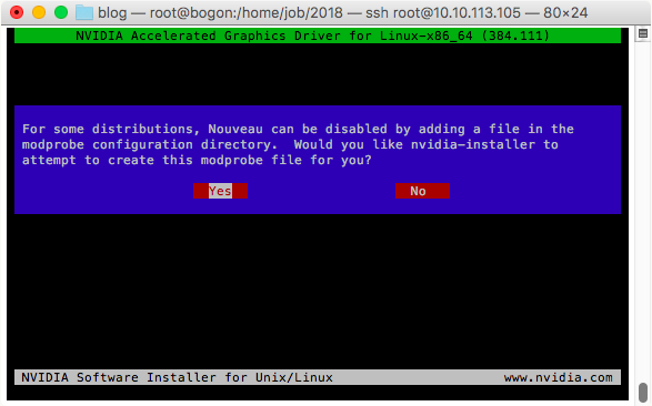 CentOS7.0 安装Nvidia驱动_modprobe -r nouveau-CSDN博客
