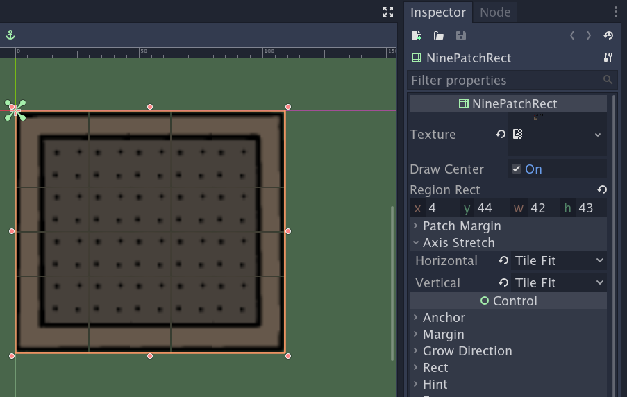 【Godot】使用 NinePatchRect 节点拉伸时图片之间出现空隙_godot ninepatchrect-CSDN博客