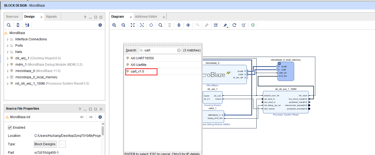 使用AXI Lite总线将串口UART挂接到处理器_串口挂载axi-CSDN博客