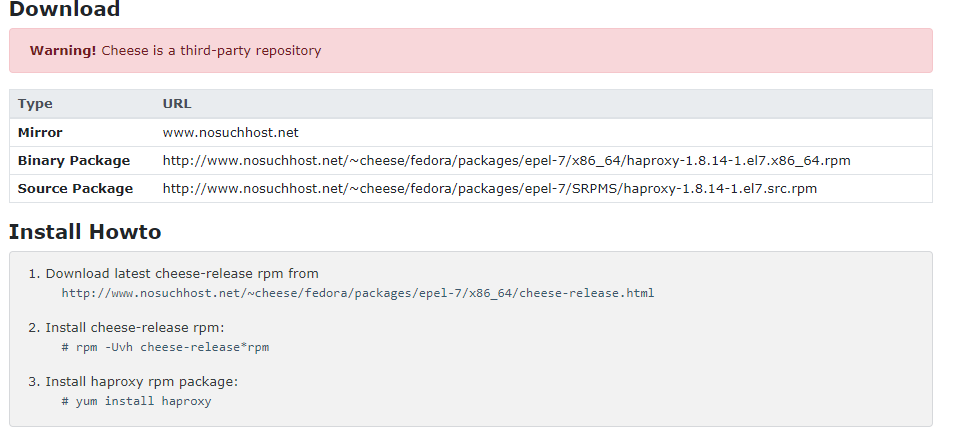 HAProxy---HAProxy的YUM安装和编译安装_haproxy yumyuan-CSDN博客