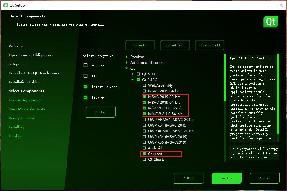 Windows10在线安装Qt5.15和Qt6全系列_qt account-CSDN博客