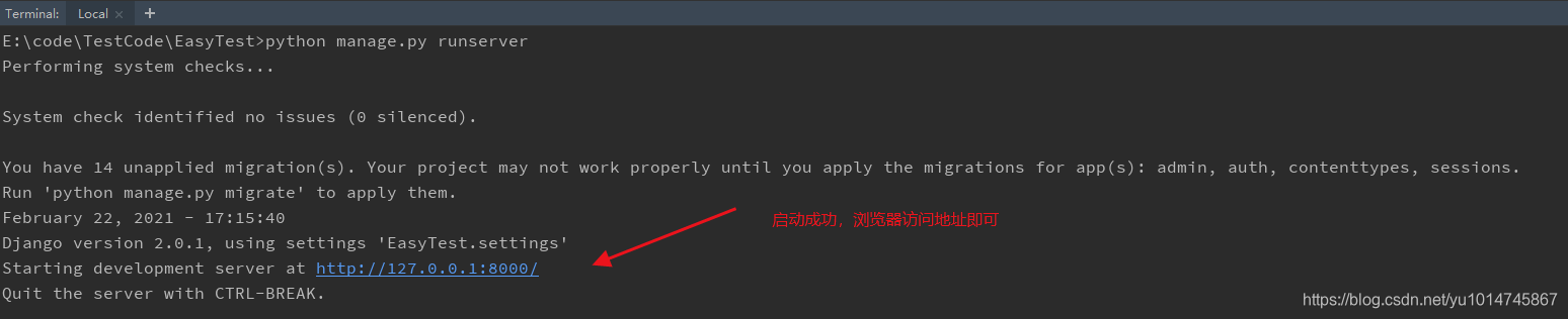 Pythondjango项目在本地启动elenayu的博客 Csdn博客python 启动django