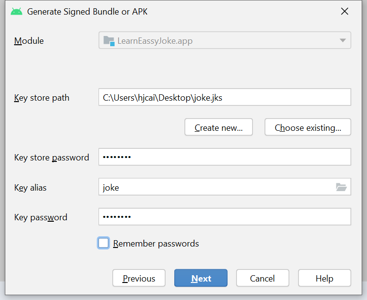Android Studio应用签名配置_android stuid 设置iwplay.jks签名-CSDN博客