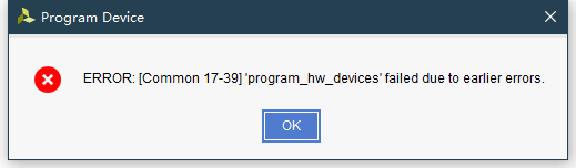 Vivado调试提示Program错误及解决办法_labtools 27-3361-CSDN博客