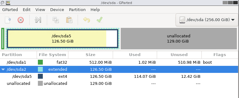 ubuntu LVM disk 命令行给带有extended 扩展分区的磁盘分区扩容_error: can't have overlapping partitions.-CSDN博客