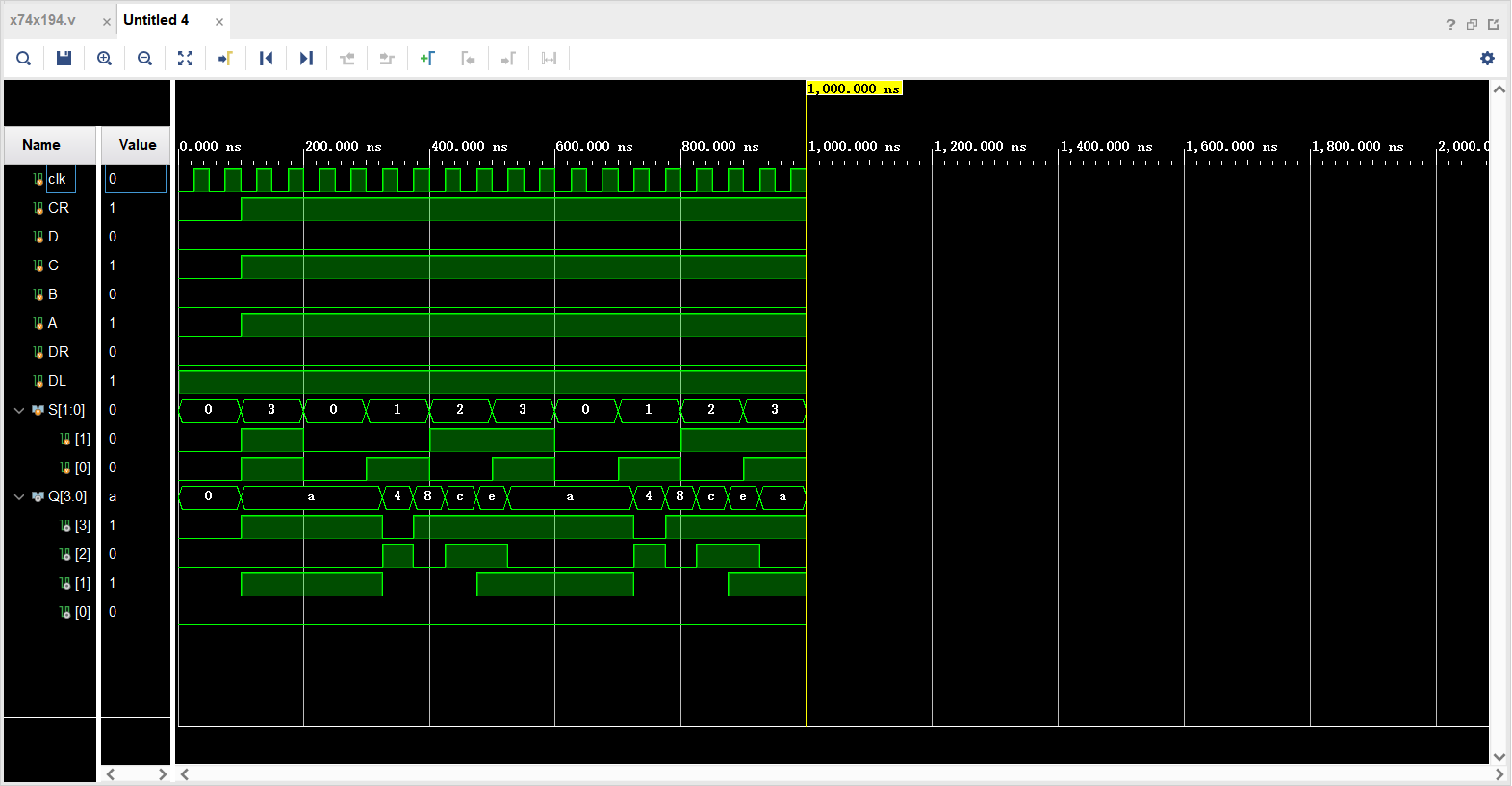 Verilog HDL的简单应用之74ls194功能的实现_verilog实现74ls194-CSDN博客