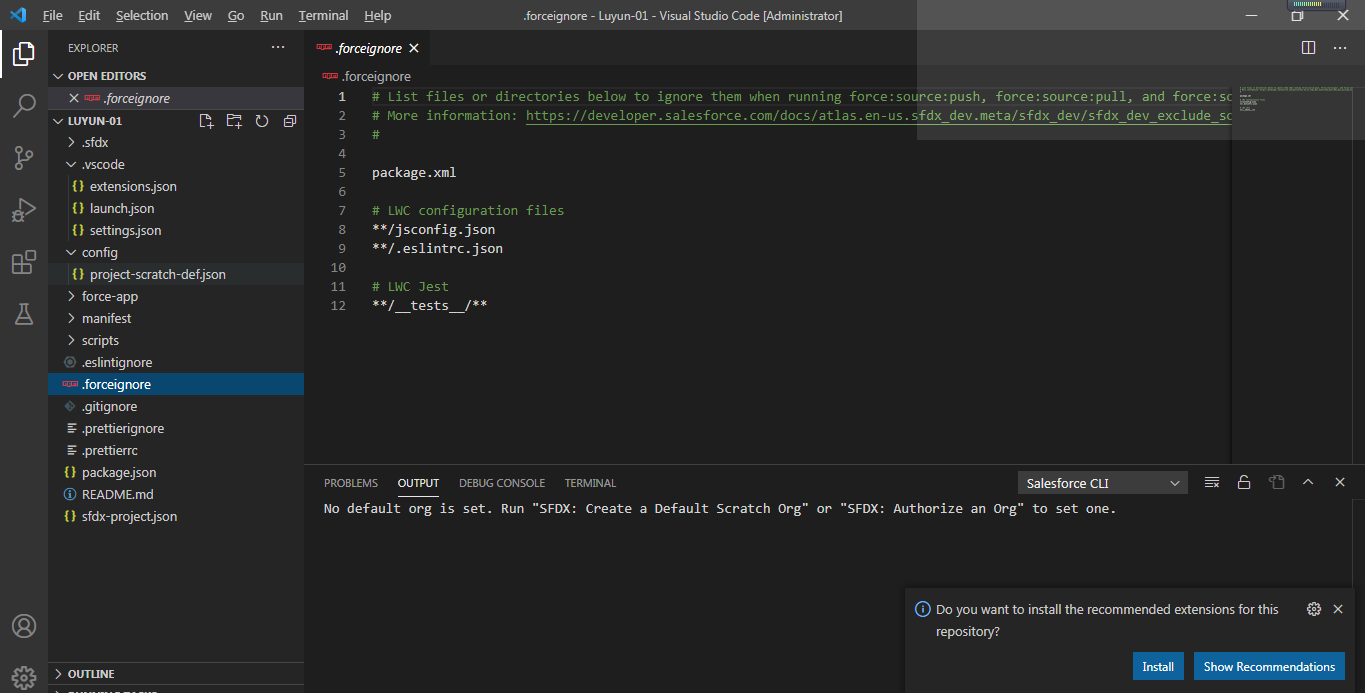 Visual Studio Code配置Salesforce Apex开发环境_sfdx choose package-CSDN博客