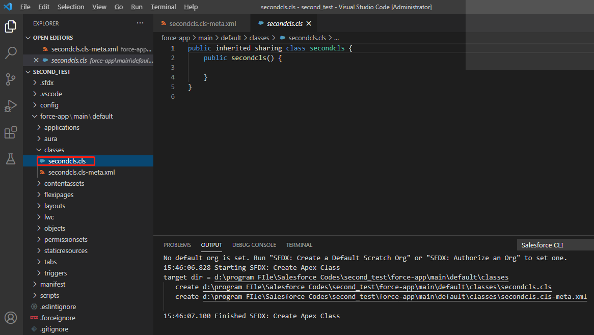 Visual Studio Code配置Salesforce Apex开发环境_sfdx choose package-CSDN博客