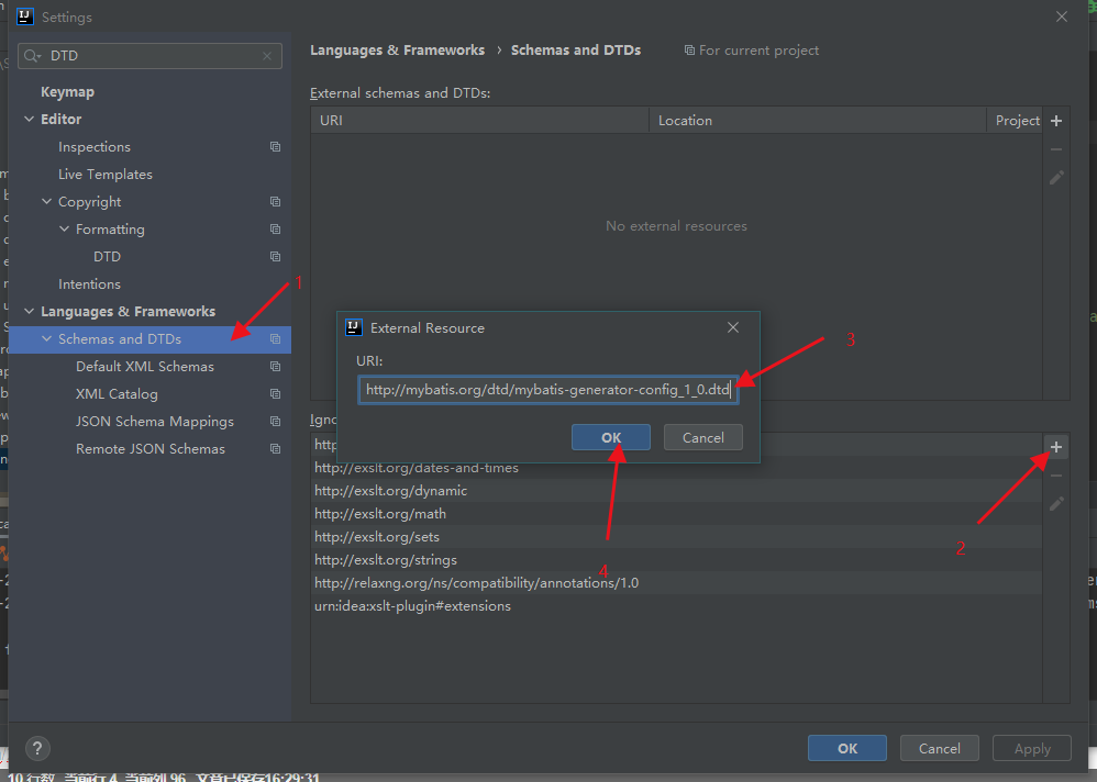URI is not registered (Settings | Languages & Frameworks | Schemas and DTDs)错误解决方法-CSDN博客