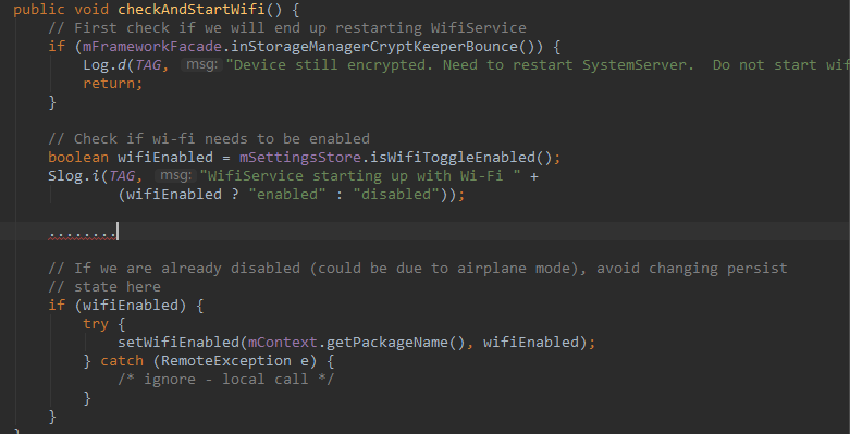 Android 9.0 开机后打开Wifi流程和Wifi状态值的保存_checkandstartwifi-CSDN博客