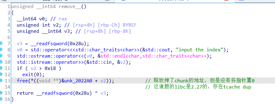 [BUUCTF]PWN——ciscn_2019_final_3（tcache dup）_tcache是什么-CSDN博客