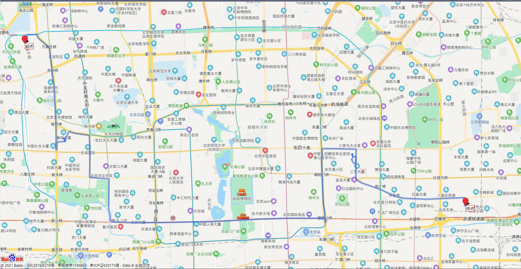 【百度地图API】制作多途经点的线路导航_百度地图api —— 制作多途经点的线路导航-CSDN博客