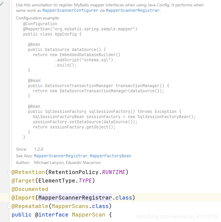 Mybatis的mapperscan注解和mapperscannerconfigurer Csdn博客
