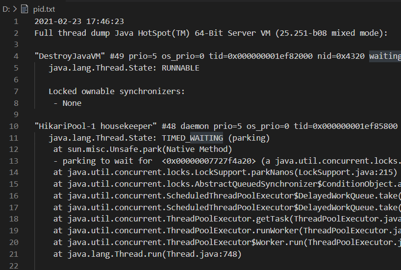 Windows如何查看一个java进程的全部线程状态？java运行后在windows上找到线程 Csdn博客 