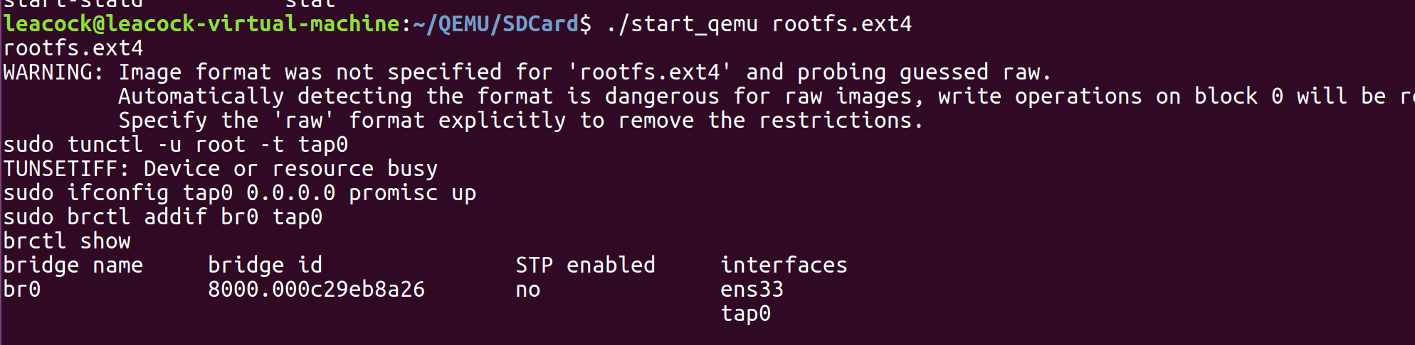 从0开始使用QEMU模拟ARM开发环境之QEMU利用桥接联网_-net nic qemu 桥接-CSDN博客