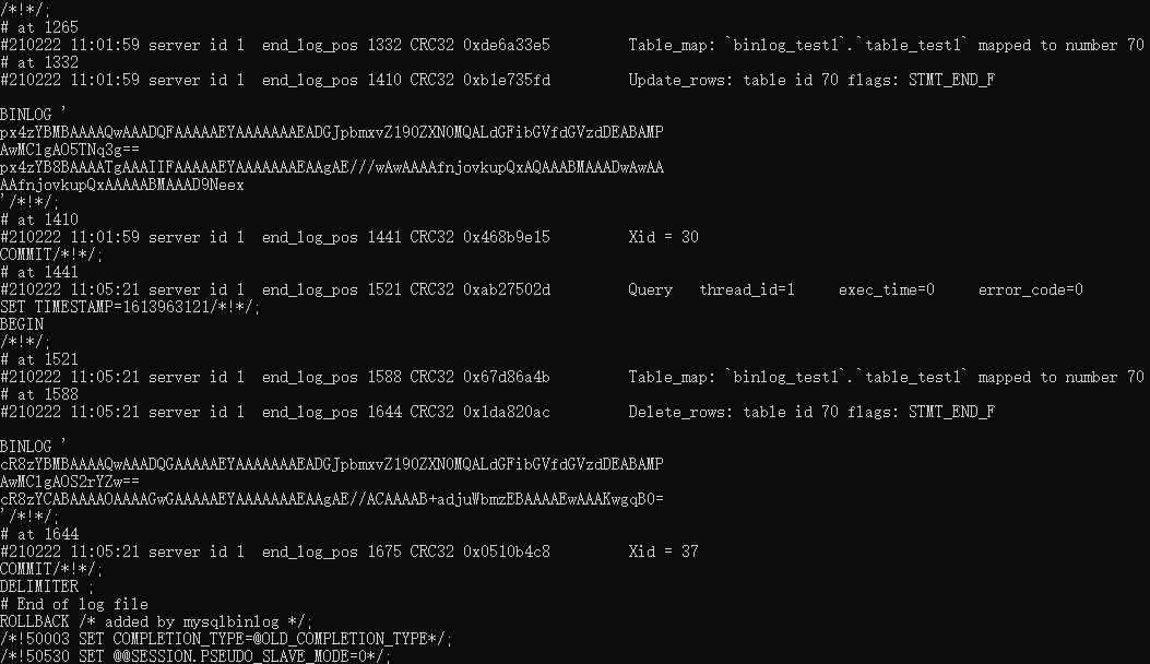 Mysql binlog数据恢复(使用mysqlbinlog_flashback逆向生成SQL语句)_mysql如何做日志反向操作-CSDN博客