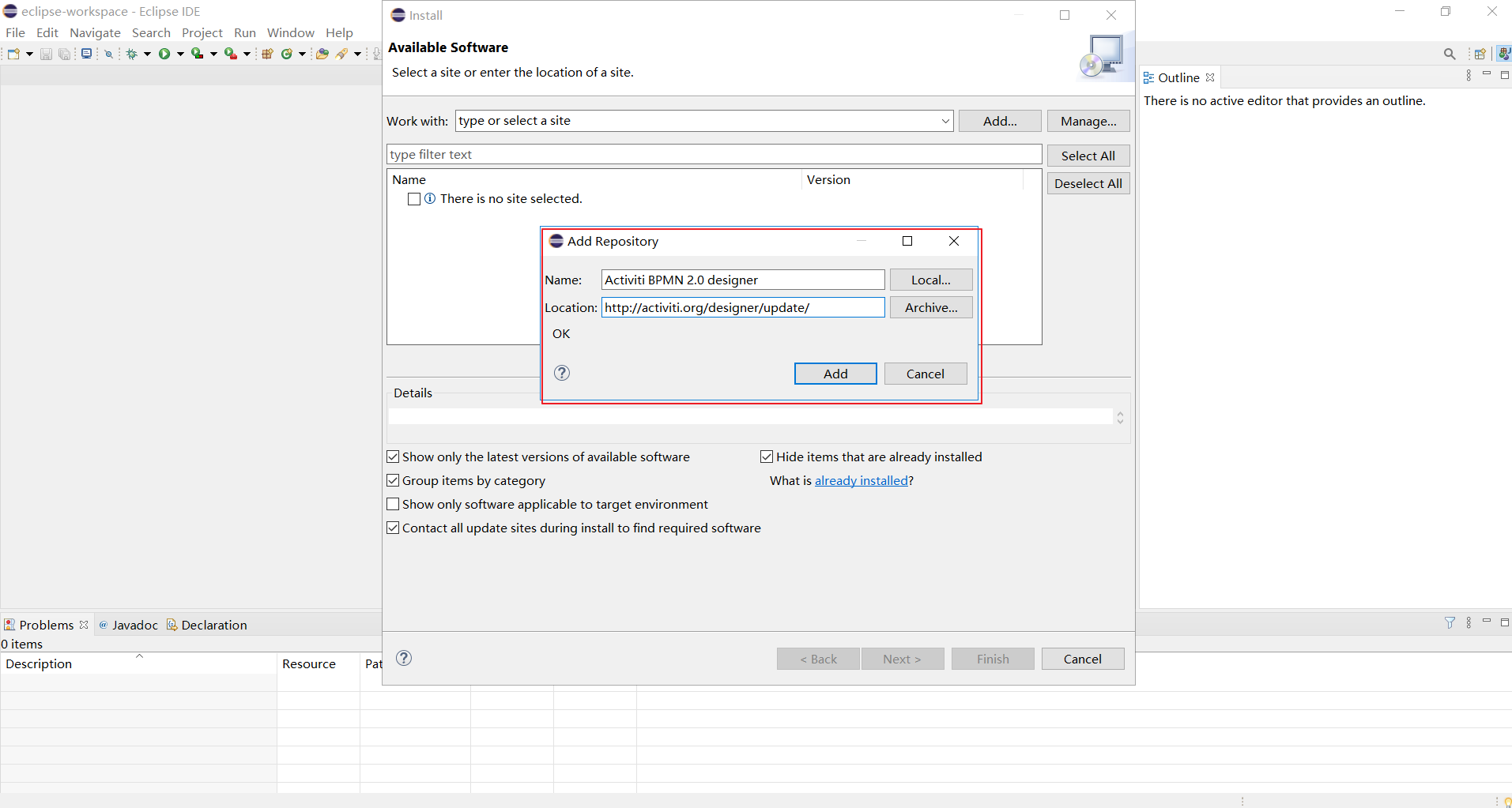 001-Eclipse安装Activiti插件-CSDN博客