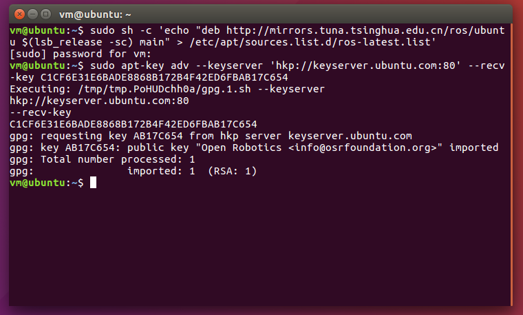 Ubuntu16.04安装ROS Kinetic详细步骤_sudo apt-get install ros-kinetic-ros-base ...