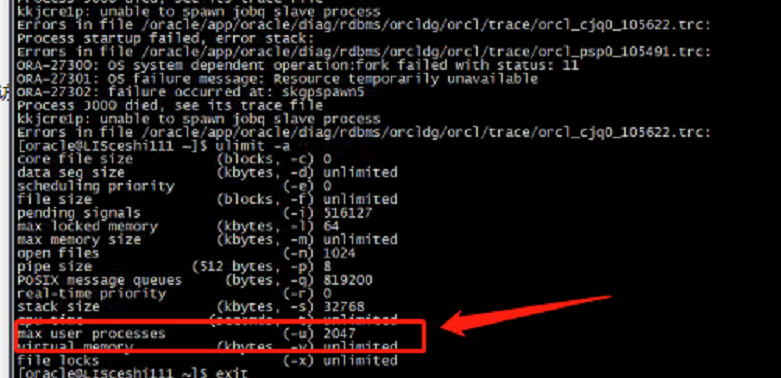 oracle数据库典型的连接数用满问题分析ORA-00020: maximum number of processes exceeded_oracle maximum number of ...