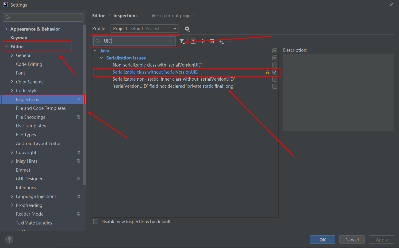 idea设置Alt+Enter快捷键生成serialVersionUID_eclipse生成uid快捷键-CSDN博客