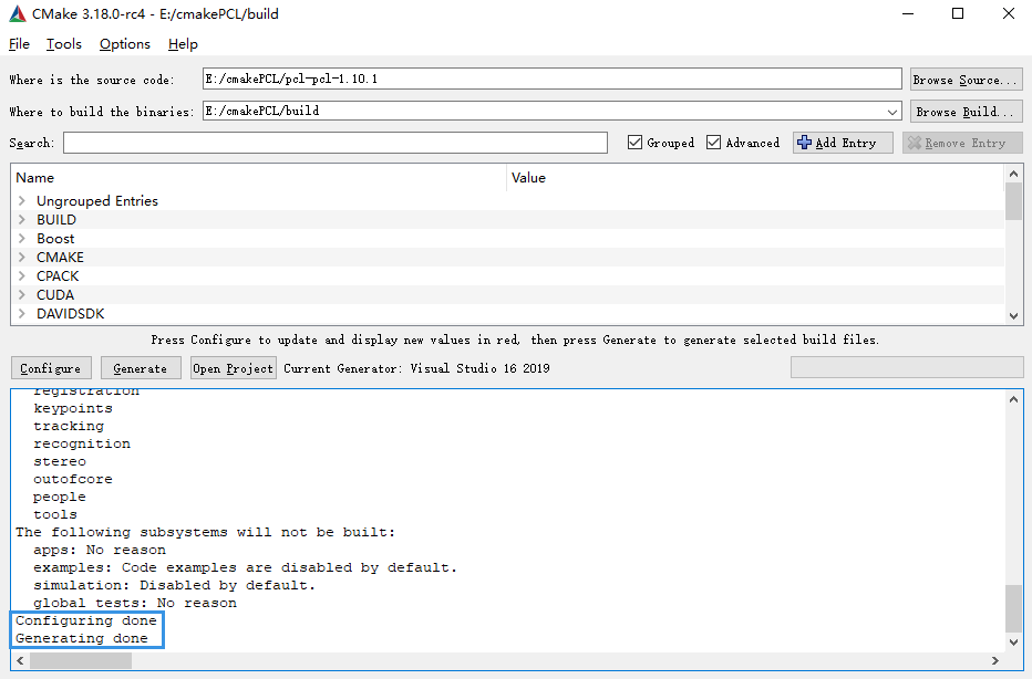 win10下编译pcl1.10.1源码进行安装_windows编译pcl1.10-CSDN博客