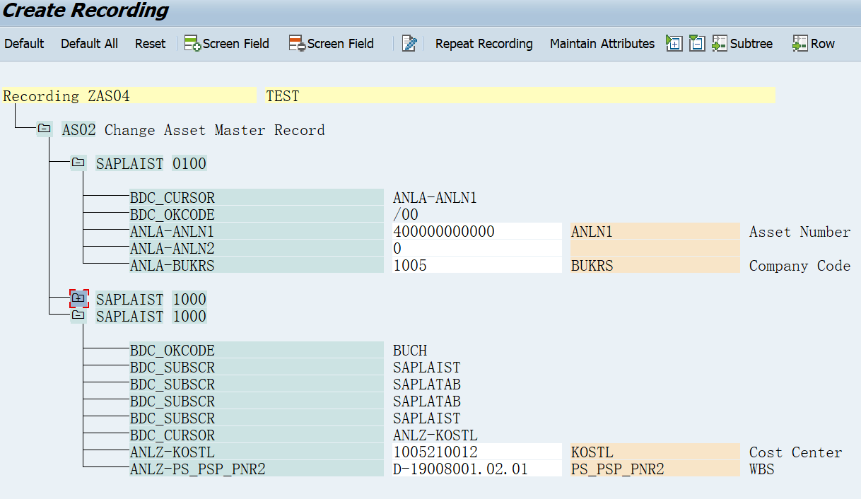 LSMW分析 - Batch Input Recording_sap batch input-CSDN博客