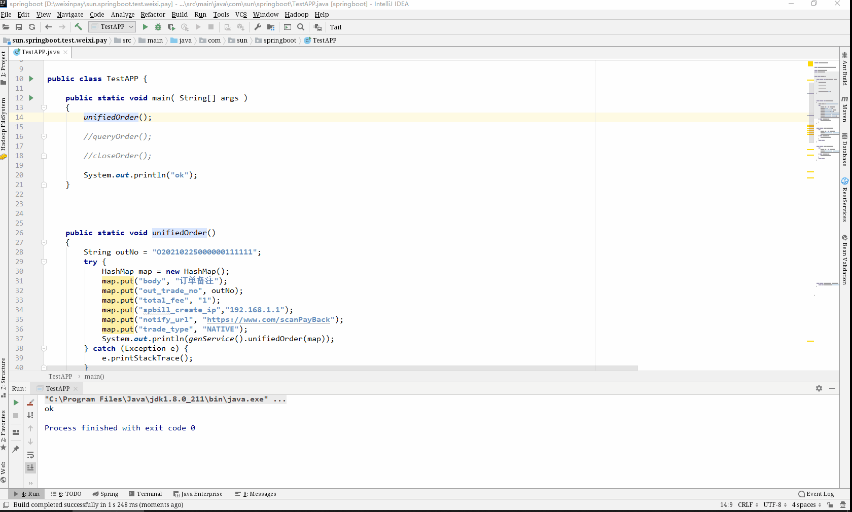 微信扫码支付示例_acpay-b1-a2-57-bd-99ip-checkorderpayment-route que-CSDN博客