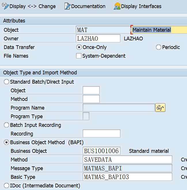 LSMW分析 - BAPI和IDOC_lsmw bapi-CSDN博客