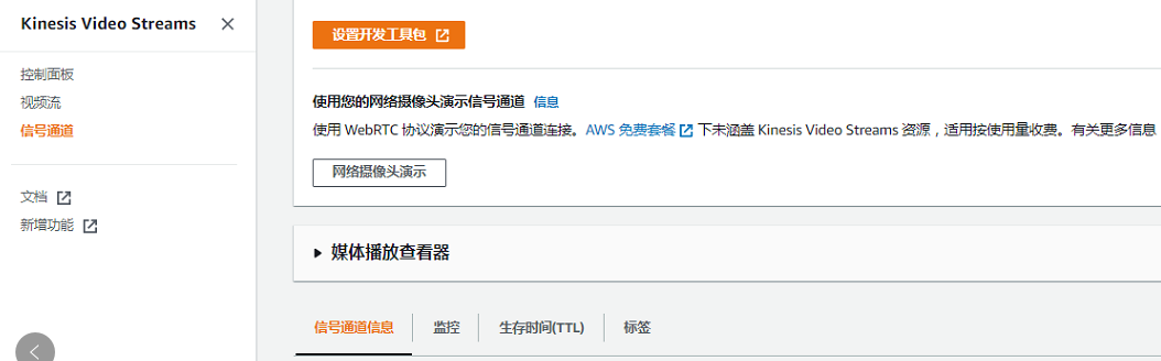 AWS KVS(Kinesis Video Streams)之WebRTC的C库测试_kvs with webrtc-CSDN博客