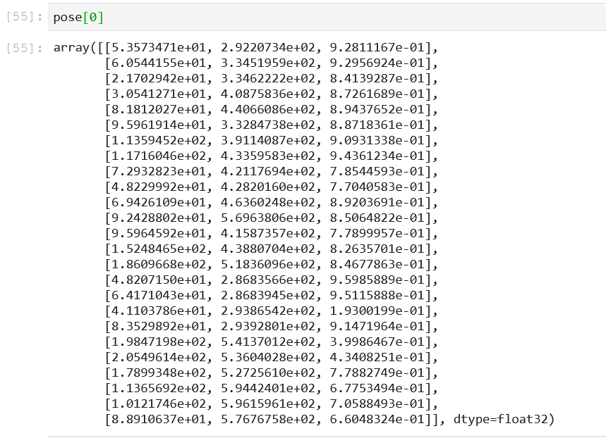 openpose_python如何识别关节点，提取关节点的坐标，及提取出的坐标的分析_关节点坐标提取-CSDN博客
