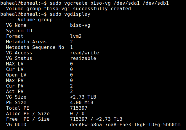 Ubuntu多块新磁盘扩容到同一文件夹下_ubuntu把2组raid1变成一个挂载盘-CSDN博客
