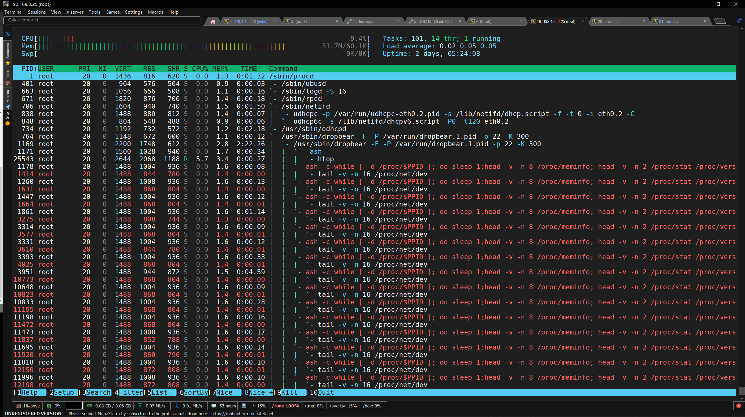 Openwrt系统移植htop-详细记录htop源码移植过程_openwrt htop-CSDN博客