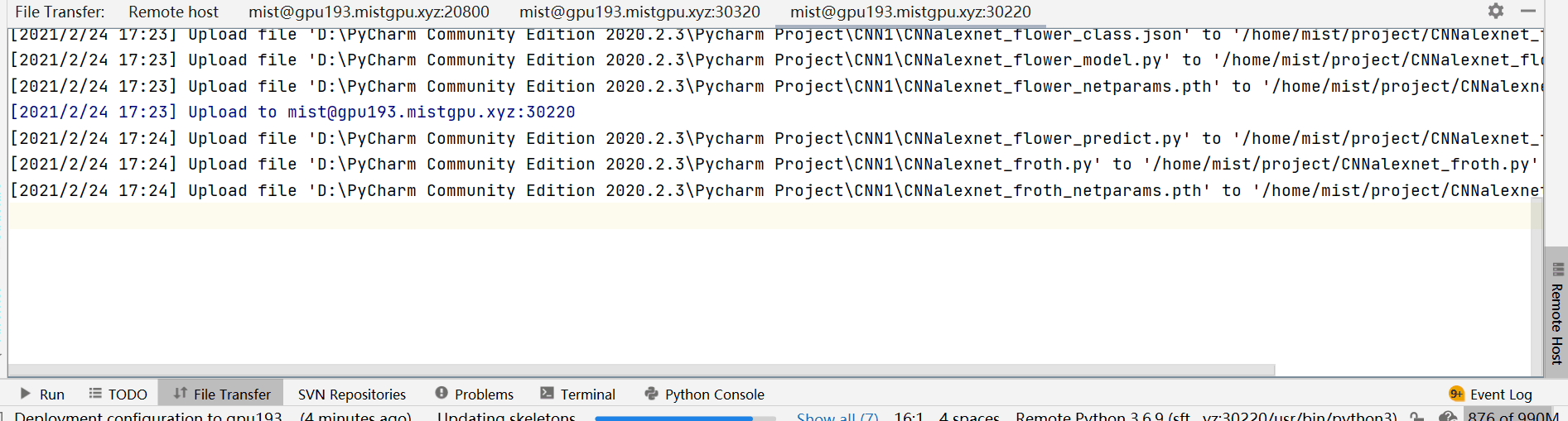 Pychram连接MistGPU远程服务器(完整，新手，亲测有效)_怎么用mistgpu运行python代码-CSDN博客