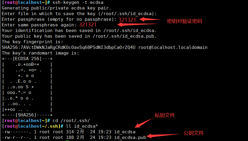 SSH——密钥对验证_ssh-keygen -t ecdsa-CSDN博客