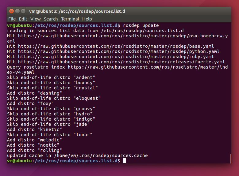 Ubuntu16.04安装ROS Kinetic详细步骤_sudo apt-get install ros-kinetic-ros-base-CSDN博客