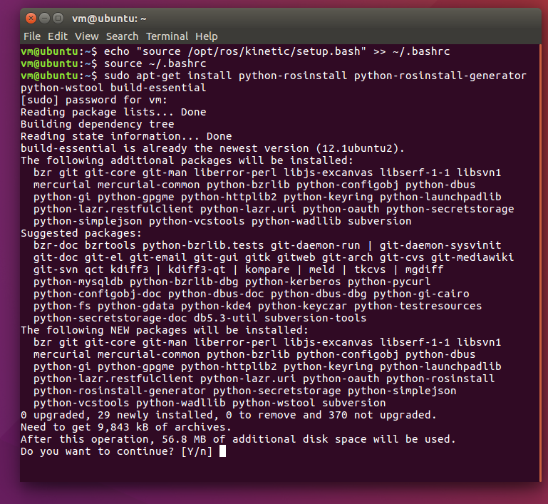 Ubuntu16.04安装ROS Kinetic详细步骤_sudo apt-get install ros-kinetic-ros-base-CSDN博客