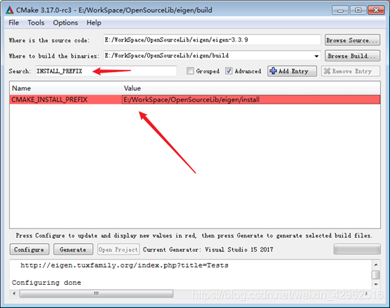 Eigen3编译教程(eigen339vs2017cmake超详细、末尾有编译结果)eigen 编译 Csdn博客 3306