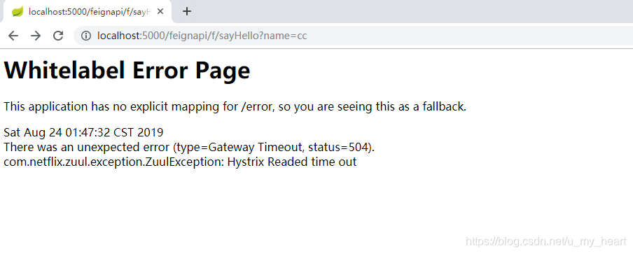 解决 zuul中org.springframework.cloud.netflix.zuul.filters.post.SendErrorFilter.findZuulException ...