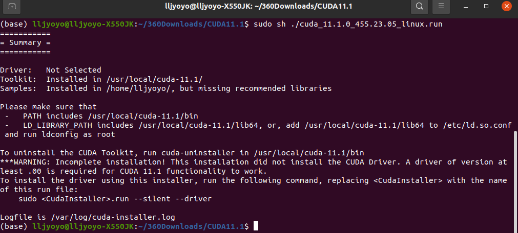 Ubuntu下CUDA的安装及配置(run方式)_ubuntu cuda run-CSDN博客
